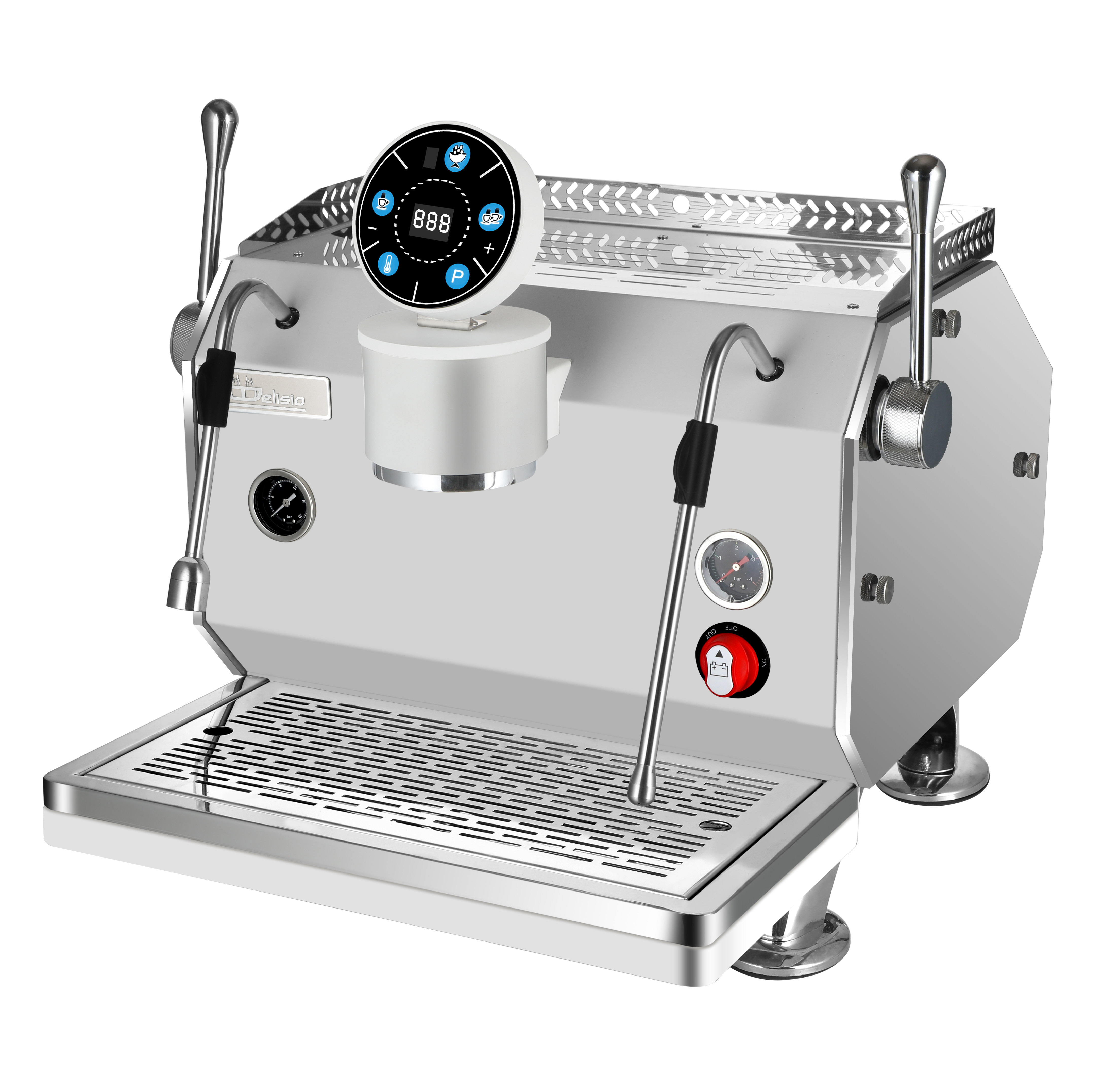 Commercial Espresso Single Group Coffee Maker With Touch Control 220V ...